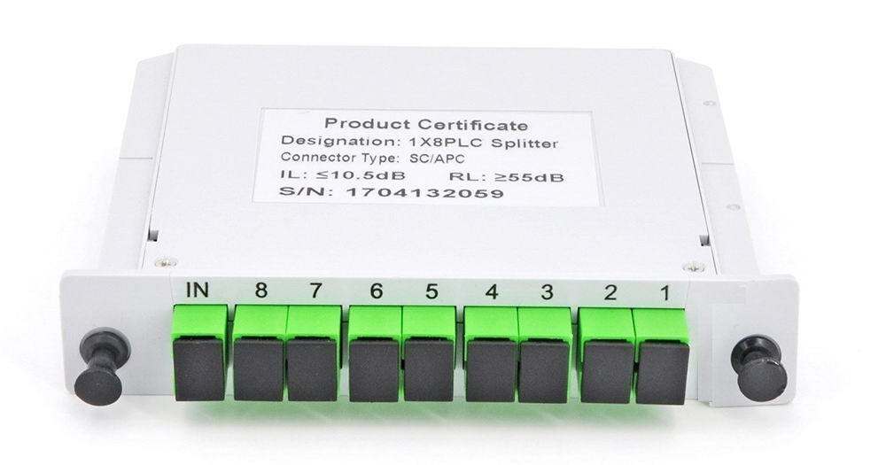 Fiberhome 1-2 1-4 1-8 1-16 SC UPC/APC Optical Fiber Splitter Cassette ...