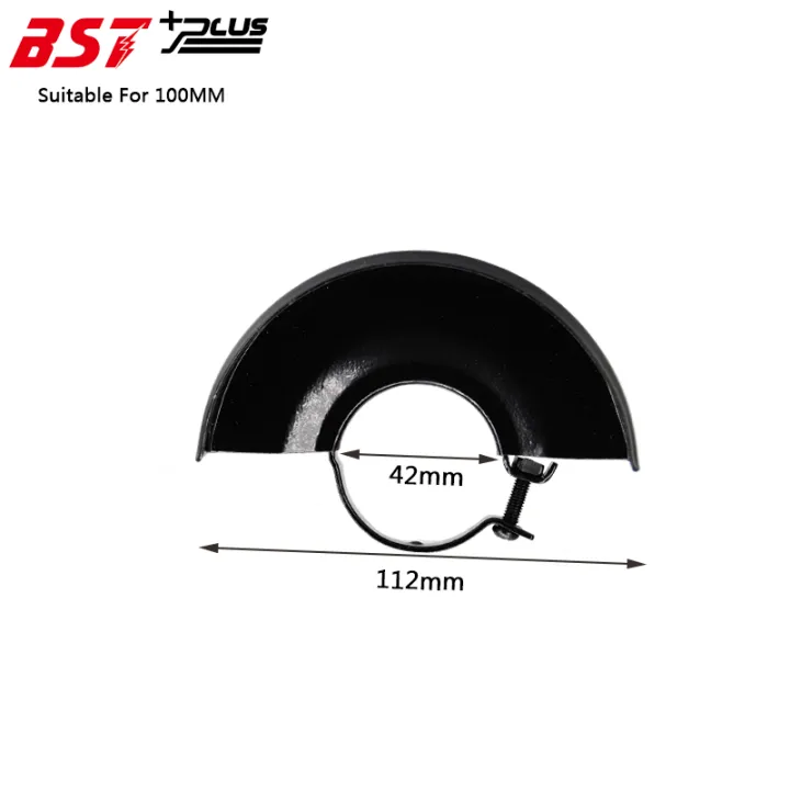 BLACK METAL 100MM DIA WHEEL SAFETY GUARD PROTECTOR COVER FOR 100MM ...
