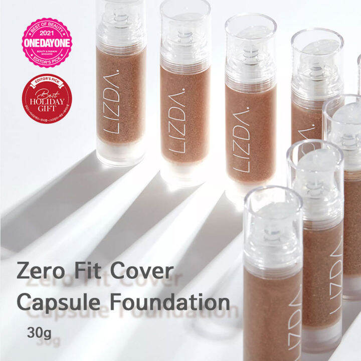 LIZDA // Zero Fit Cover Capsule Foundation 30g | Lazada PH