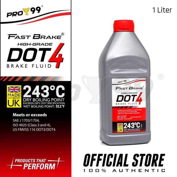 PRO-99 FastBrake DOT-4 Brake Fluid 1L PBF4-8190-1L | Lazada PH