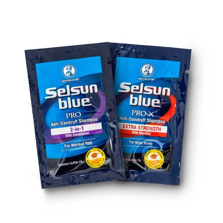 Selsun Blue Pro-x and Pro 2in1 6g Sachet Duo - (Dandruff Treatment ...