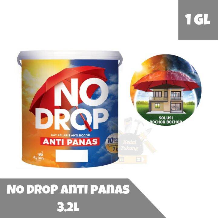 KEDAI TUKANG - NO DROP Anti Panas Pelapis Anti Bocor Eksterior Genteng ...