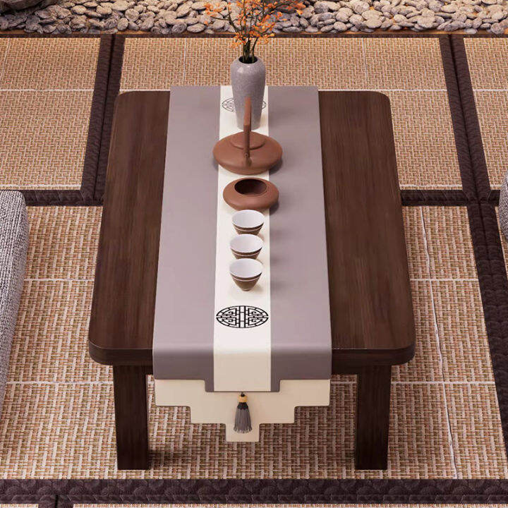 Kang table home tatami dining table solid wood small coffee table ...