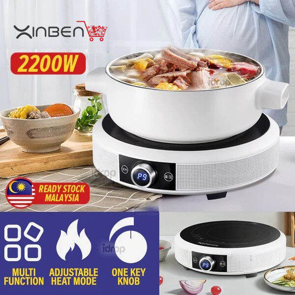 [XINBEN][ 2200W ] Multifunction Round Electric Ceramic Stove Cooker ...