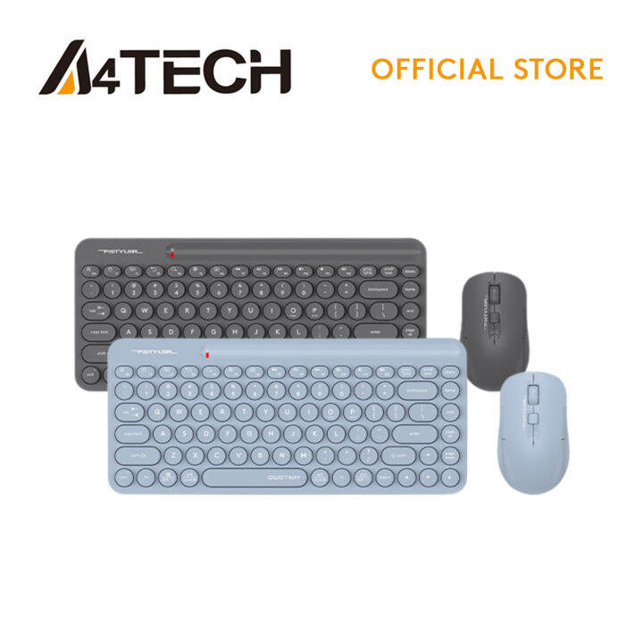 A4Tech FG3200 Air QuietKey Compact Wireless Keyboard and Mouse Combo ...