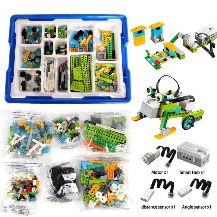 2022ใหม่ชิ้นส่วนไฮเทค Wedo 2.0หุ่นยนต์ก่อสร้างชุดอาคารบล็อกเข้ากันได้ ...