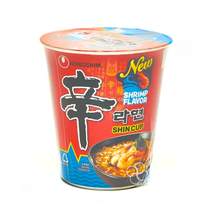 Nongshim Shin Ramyun Shrimp Cup Noodle 72g | Lazada PH