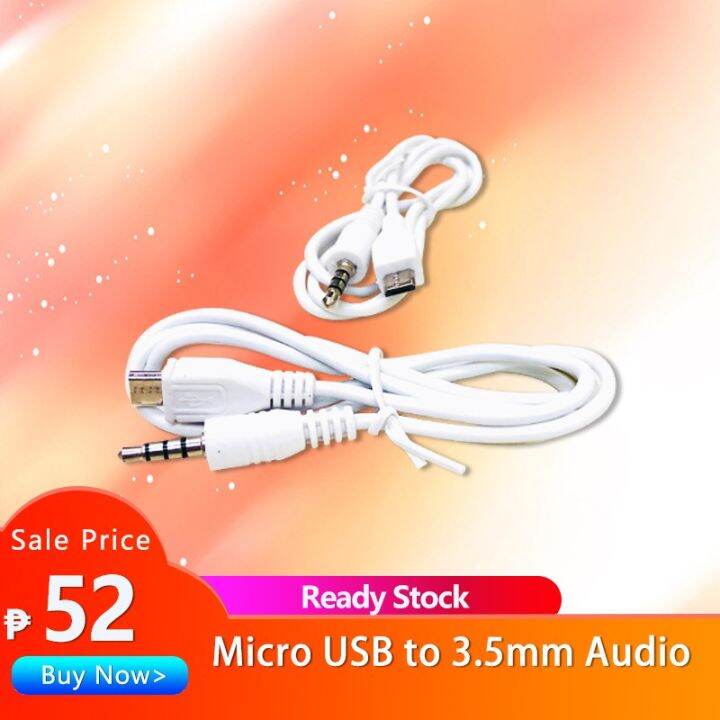 Android To 3.5MM Audio Adapter Micro USB to 3.5 Audio Cable V8 to Cable ...
