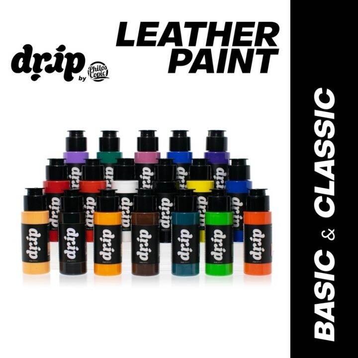 Drip Leather Paint - BASIC and CLASSIC Colors - Shoe Paint Acrylic ...