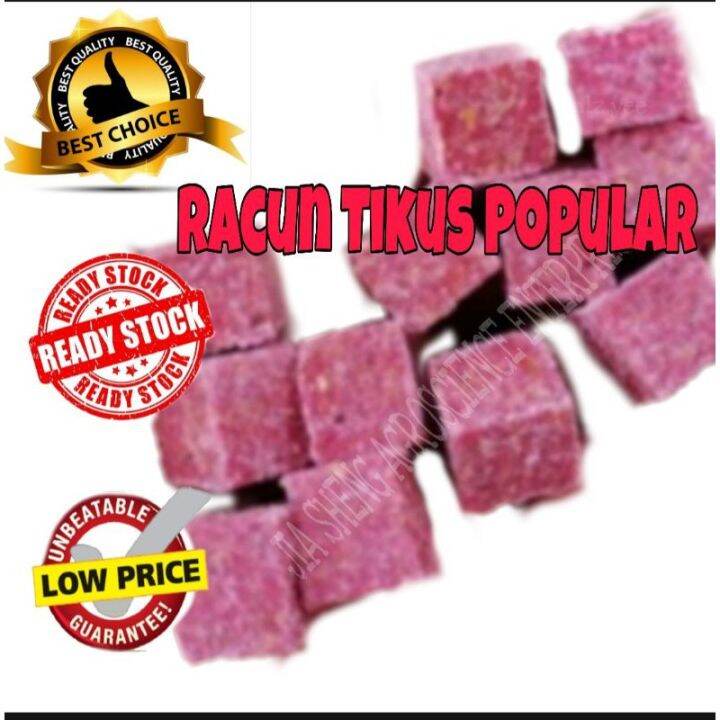 12psc/500G± Arakus Racun Tikus Umpan Ketul Rat Killer Popular老鼠药 ...