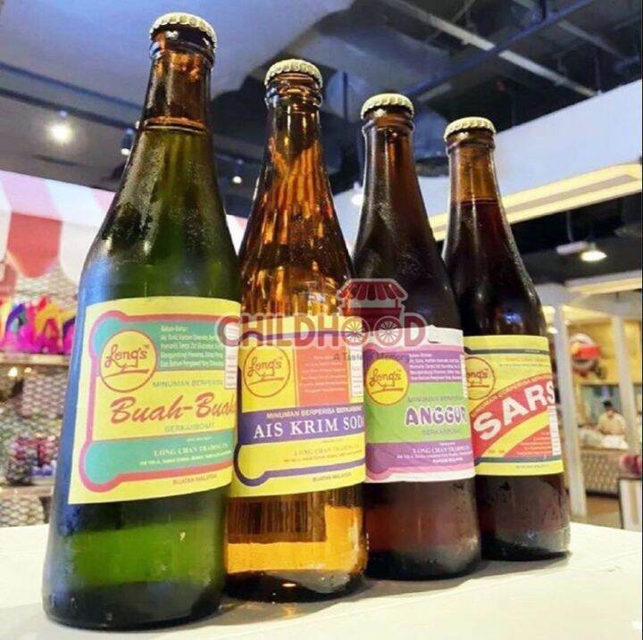 🔥Air Botol Legend🔥 Childhood Beverage/ 1911 Long Chan Air Botol Kaca ...