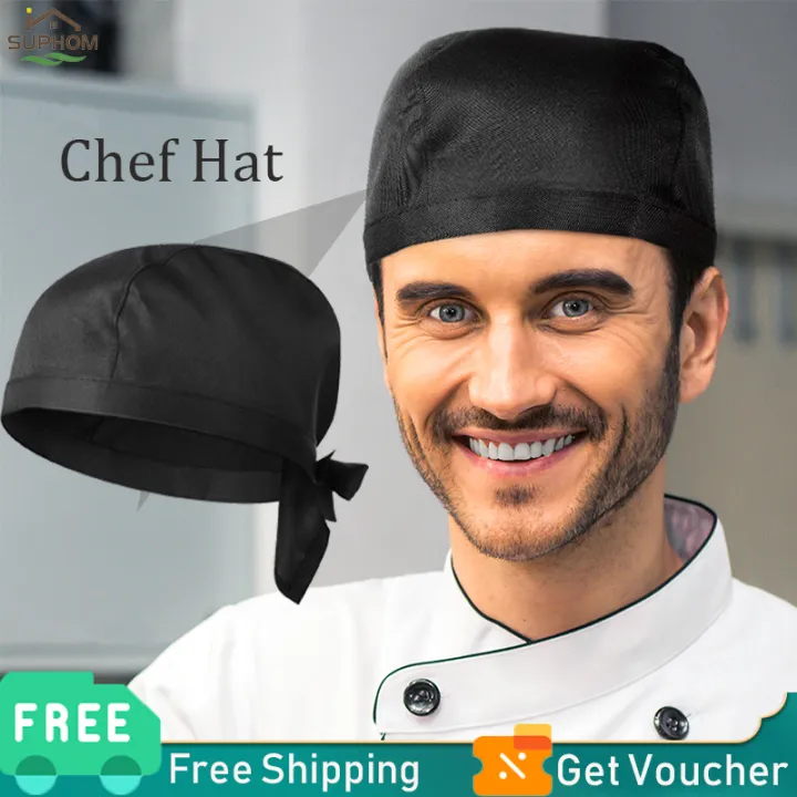 Suphom Pirate Chef Hat Waiter Uniform Bakery BBQ Grill Hat Restaurant ...