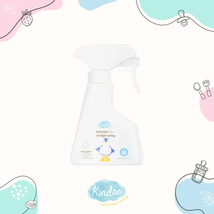 Kindee Organic Multipurpose Sanitizer Spray (food grade) 200ml | Lazada PH