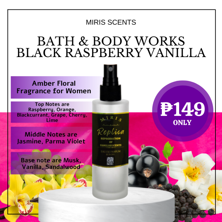 Black Raspberry Vanilla Perfume Oilbase 85ml Perfume For Women | Lazada PH