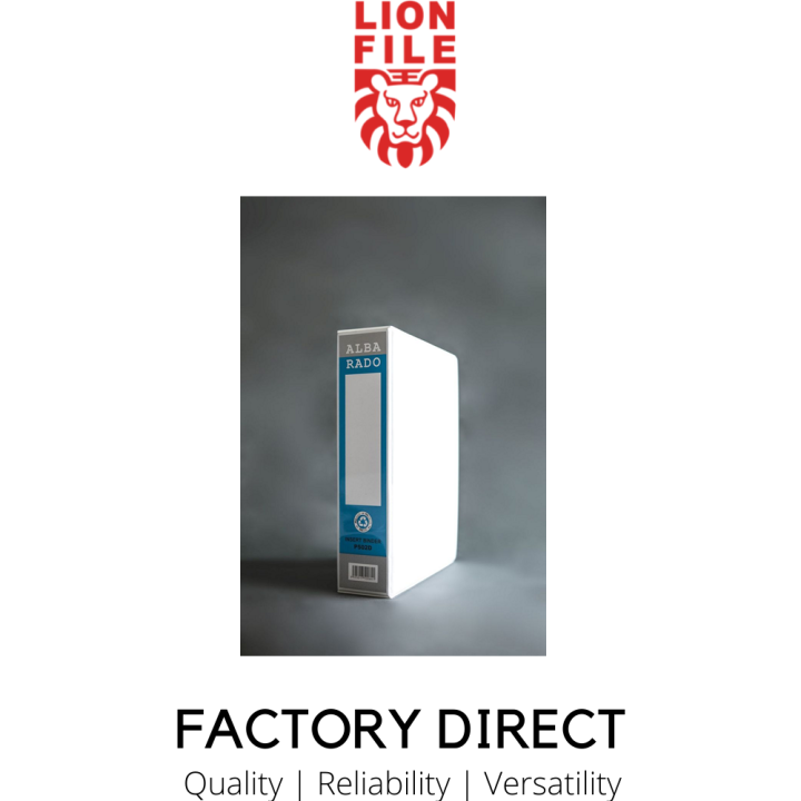 ALBA RADO 50mm Glued Insert Binder (30pcs/ctn) [2D Ring File] | Lazada