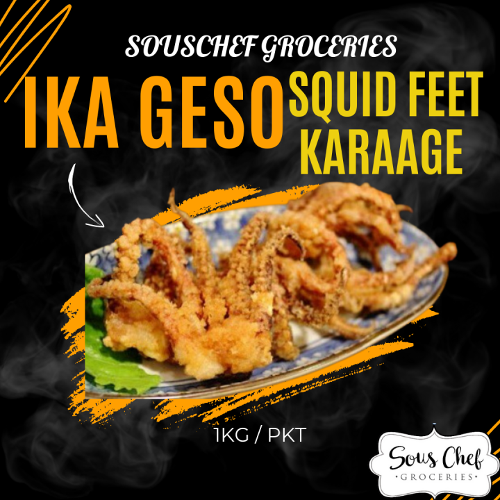IKA GESO SQUID FEET KARAAGE 1KG/PKT / FROZEN FOOD | Lazada Singapore