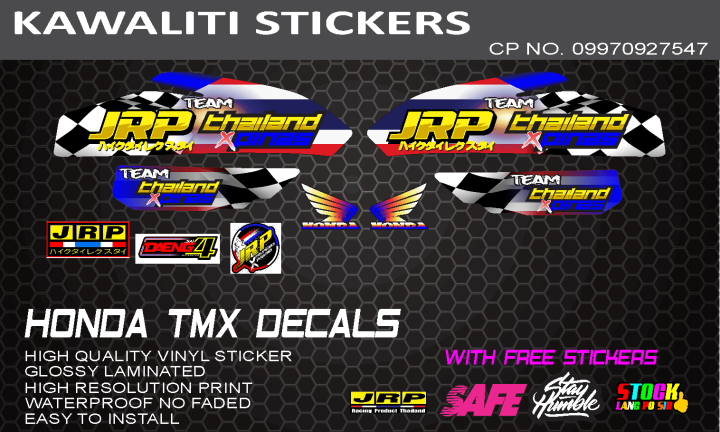 Honda TMX 155 JRP Sticker Decals | Lazada PH