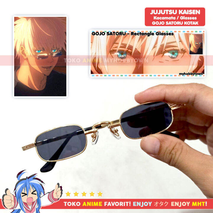 Kacamata Hitam Jujutsu Kaisen - Gojo Satoru (Kotak) | Lazada Indonesia
