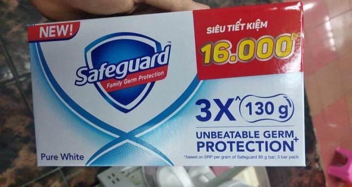 Xà phòng hiệu Safeguard set 3 bánh | Lazada.vn