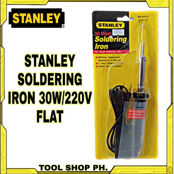 STANLEY SOLDERING IRON 30 WATT / 220V-AC (69-031C) | Lazada PH