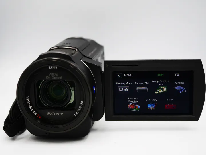 SONY FDR-AX30 AX30 4K 20.6MP Stills Handycam® Wi-Fi, NFC ZEISS Vario ...