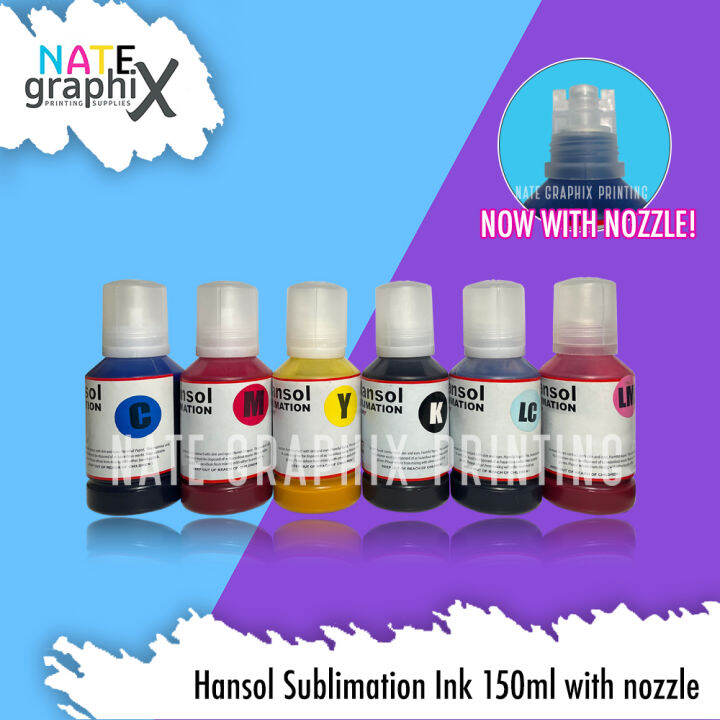 Hansol Sublimation Ink 150ml with nozzle | Lazada PH