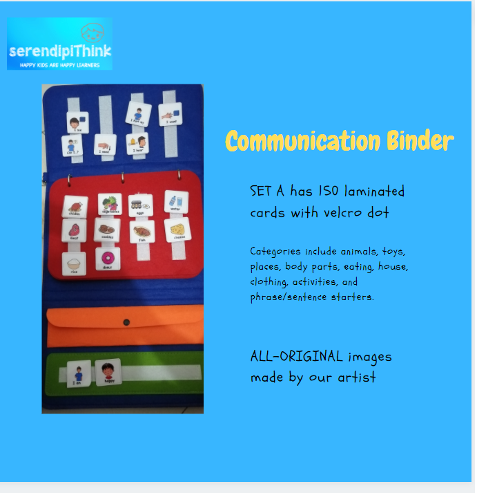 Serendipithink Communication Binder with SET A 150 pieces laminated ...