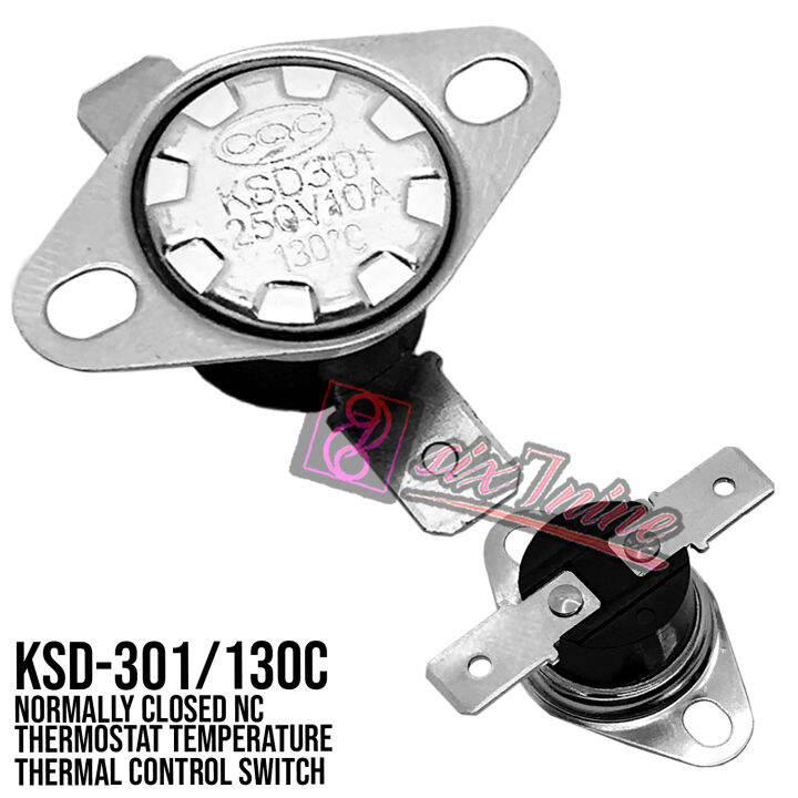 Normally Closed NC Thermostat Temperature Thermal Control Switch KSD ...