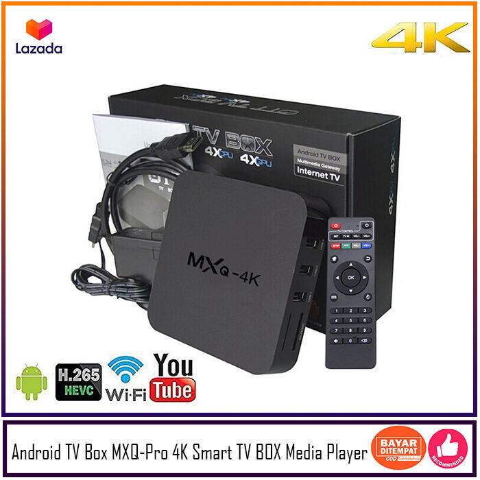 Android TV BOX MXQ-Pro 4K Smart TV Box Media Player TV BOX ANDROID SMART 4K MXQ PRO 4K | Lazada ...