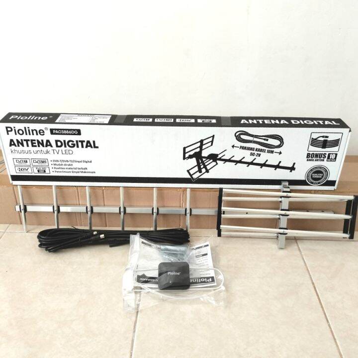 Antena TV Digital PIOLINE PAO3886DG | Lazada Indonesia