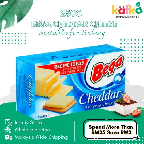 BEGA Cheddar Cheese 250g Keju Cheddar Processed Cheddar Cheese [KAFKA ... BEGA Cheddar Cheese 250g Keju Cheddar Processed Cheddar Cheese [KAFKA ...