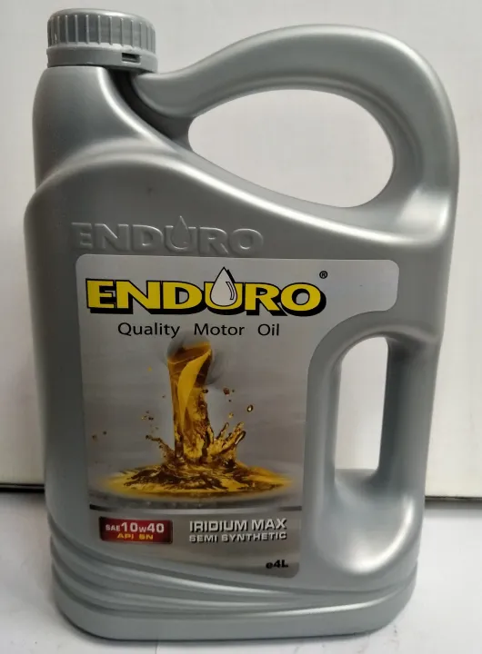Enduro Engine Oil API/SN 10W40 4L | Lazada