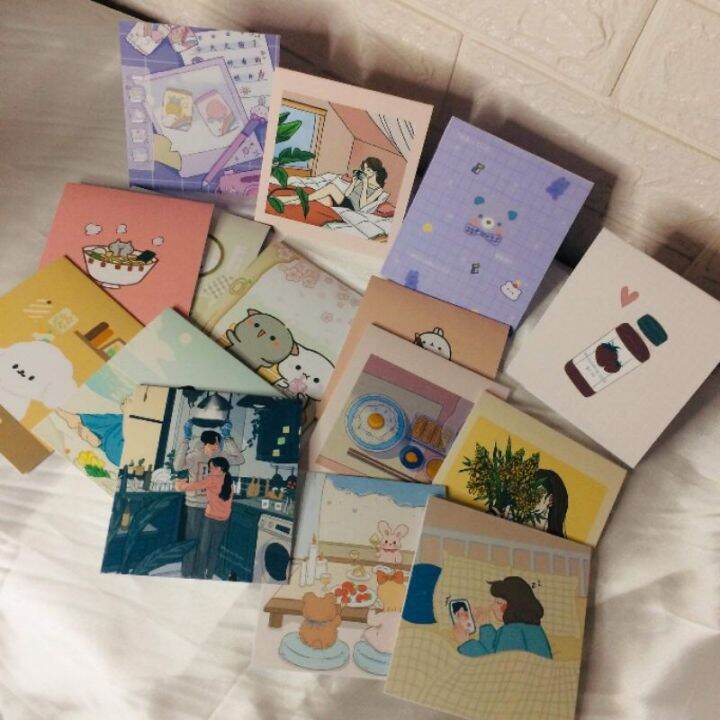 Cute Korean Greeting Cards Annyeong Kpop Aesthetic Korean Cards | Lazada PH