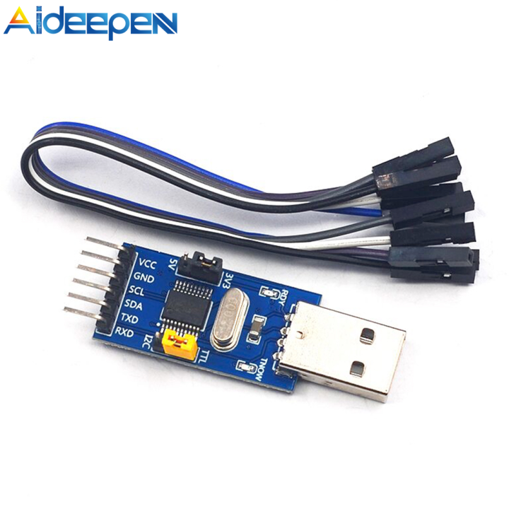 Aideepen CH341T Two-in-one Module 3.3V 5V USB to I2C IIC UART USB to ...