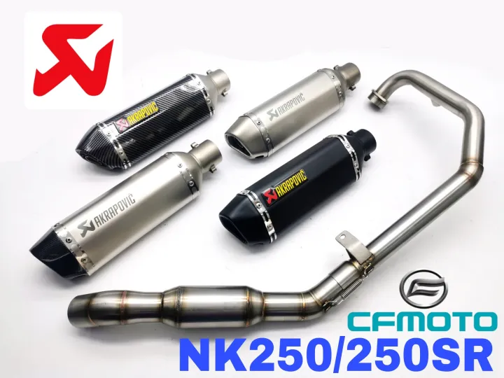 Exhaust CF Moto NK250 250SR Ekzos Tabung Power Boom MOTOR Muffler ...