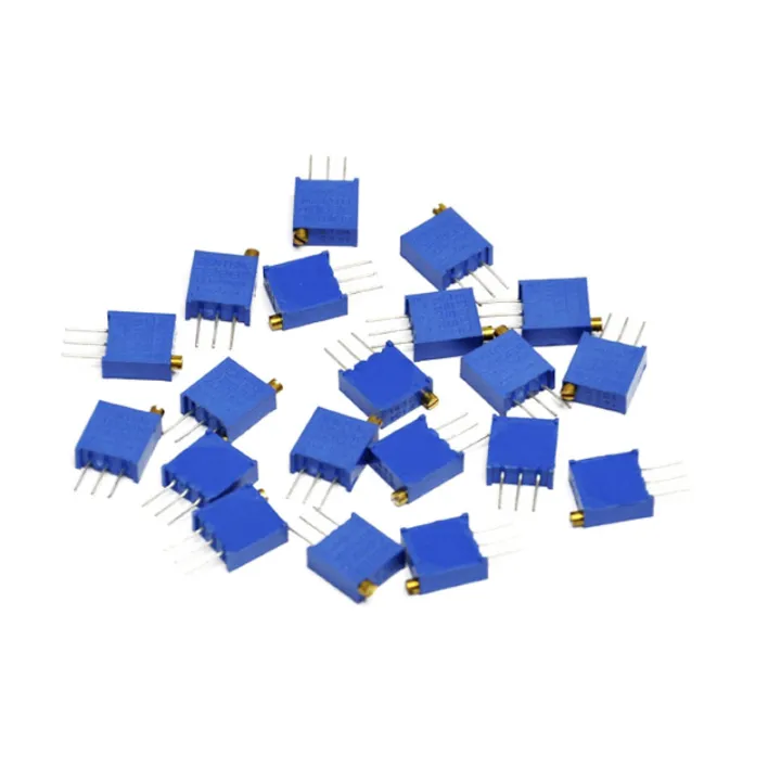 Doson】10ชิ้น100K Ohm 3296W-104 100K Ohm 3296W ทริมหม้อโพเทนชิโอมิเตอร์ ...