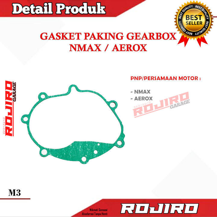 Paking Gearbox NMAX / AEROX 2DP Gasket Gear Gir Box Rasio Gardan ...