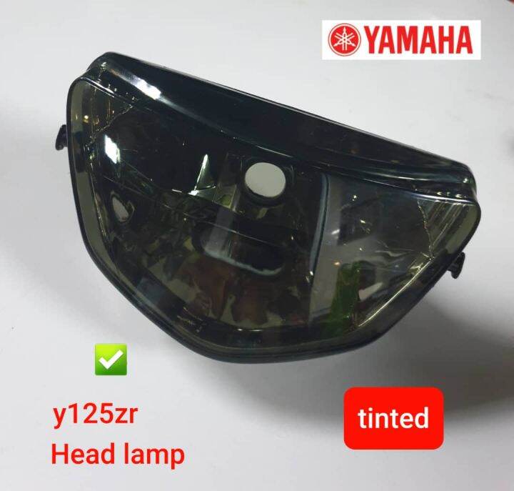 YAMAHA Y125Z Y125ZR - HEADLIGHT HEAD LAMP ASSY TINTED (READY STOCK KL ...