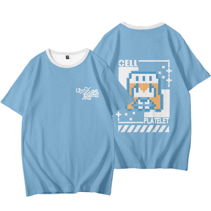 Working Cell black Anime Peripheral Leukocyte Platelet Joint Short ...