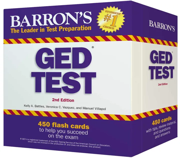 BARRON'S GED TEST FLASH CARDS หนังสือภาษาอังกฤษมือ 1 นำเข้า พร้อมส่ง ...