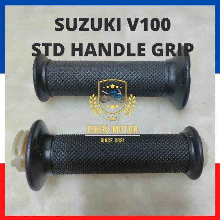 SUZUKI V100 HANDLE GRIP STD SEKALI TROTTLE GUIDE SET CIKGU MOTOR | Lazada