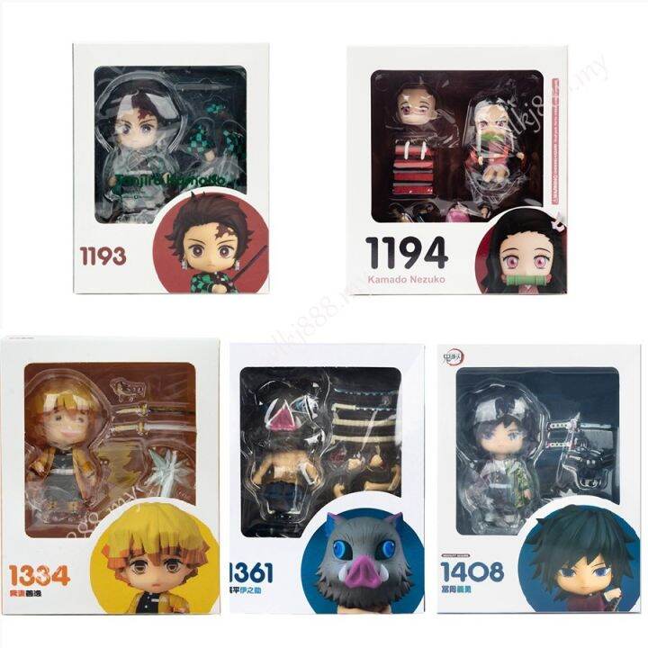 โมเดลฟิกเกอร์ Nendoroid Demon Slayer 1408 Nezuko 1194# Tanjirou 1193 ...