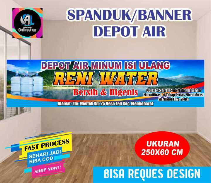 Spanduk Banner Depot Air Isi Ulang | Lazada Indonesia