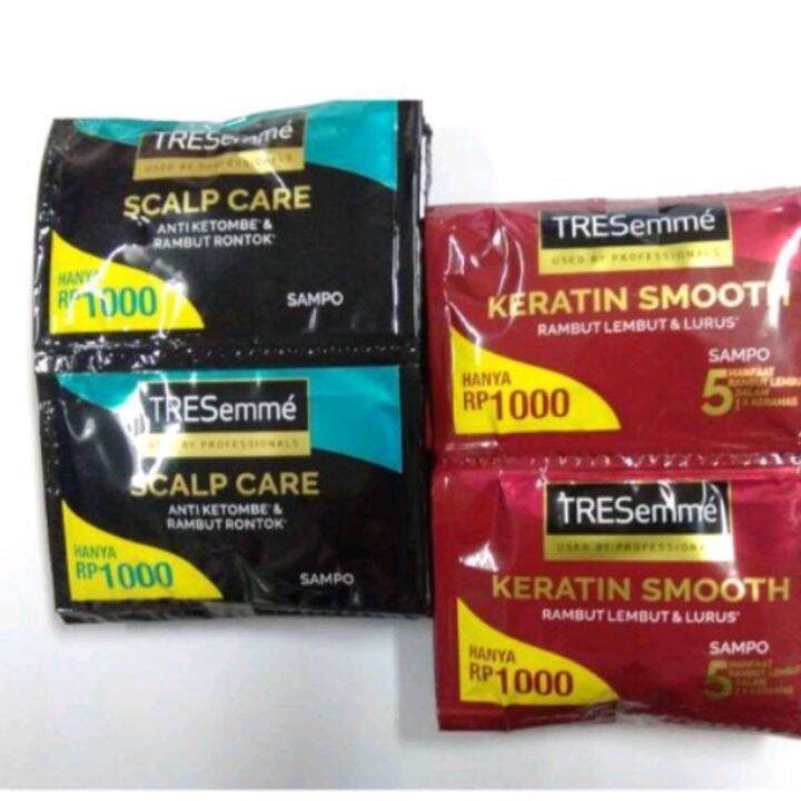 Shampo Tresemme sachet 1 renceng isi 12 | Lazada Indonesia
