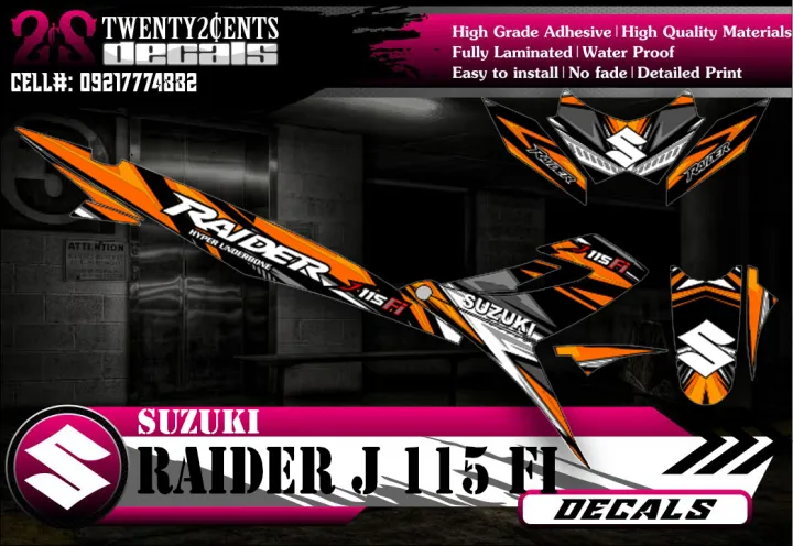 raider j 115 fi Decals | Lazada PH