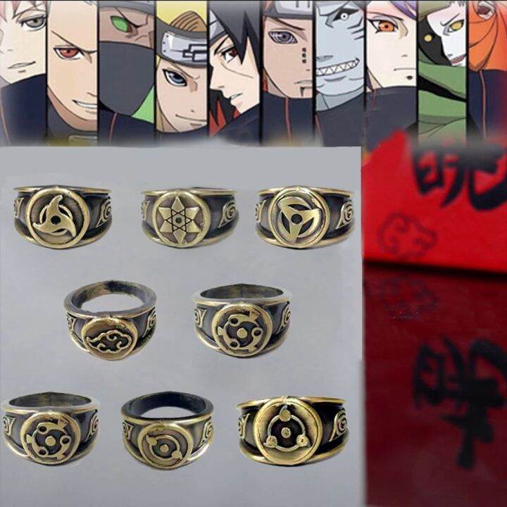 ring for men Sliver Unique Anime Fans Gifts Anime Figure Jewelry Gifts ...