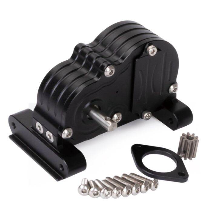Lower Center of Gravity Metal Transmission Gearbox for 1/10 RC Crawler Axial SCX10 I II III ...