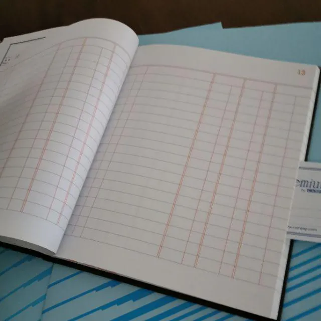 F5 Hard Cover 3 Columns Numbering Quarto Book | Lazada