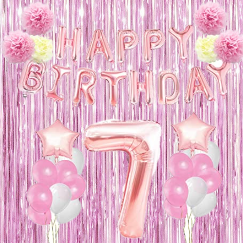 7TH BIRTHDAY PARTY BALLOONS SET | Lazada PH