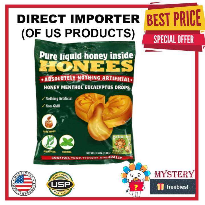 Honees, Honey Menthol Eucalyptus Drops, 3.5 oz (100 mg) | Lazada PH